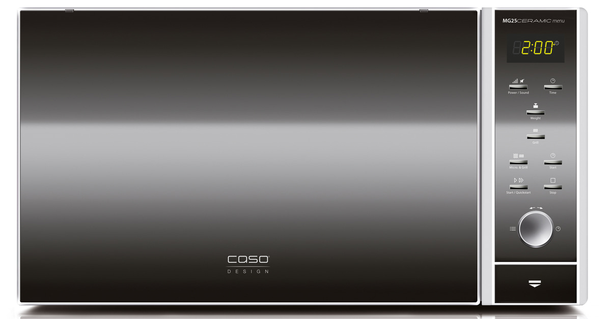 Design Microwave - Grill CASO MG 25 Ceramic menu 2 in 1 | CASO Design ...